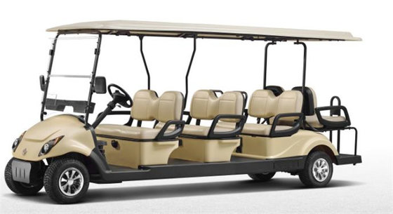 Large Electric 4KW Motor 8 Passenger Golf Cart With 48V Battery Power