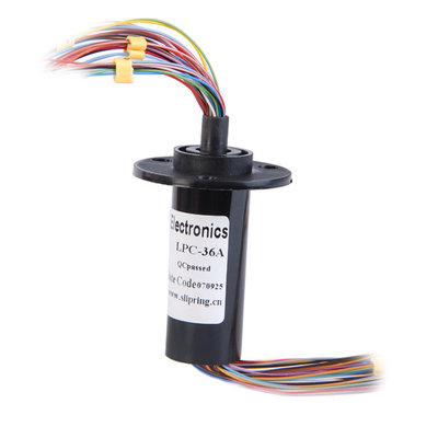 36 Circuits Capsule Slip Ring Transferring Analog and Digital Signals with Low Electrical Noise for Robotics