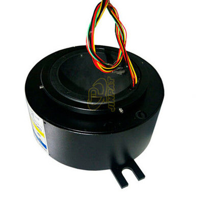 Multi Contacts Rotating Big Bore Slip Ring Units CAN Bus Transmission , Stable Performance