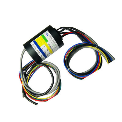 Stable Hallow Shaft Slip Ring Interated Multi-Circuits , Compact Design , for Packaging Equipment