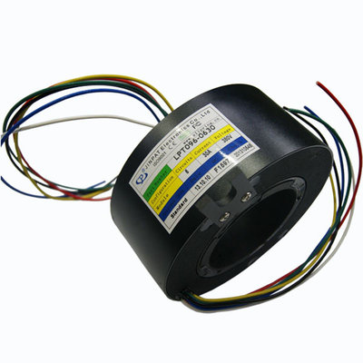 Big Bore Slip Ring Hallow Shaft Series With Low Noise And Reliable Capacity , For Port Machinery