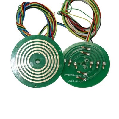 Platter Slip Ring With Through Bore 5.0mm, JINPAT PCB Rotary Joint With 5 Wire For Exhibit/Display Equipment