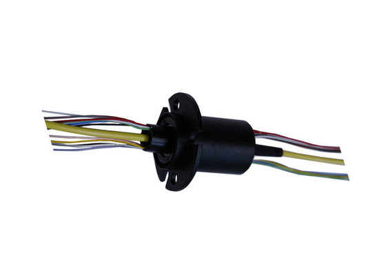 Fiber Optic Rotary Joint Gold-Gold Contact Integrated 1 Circuit Fiber Optic Signal for Security Systems