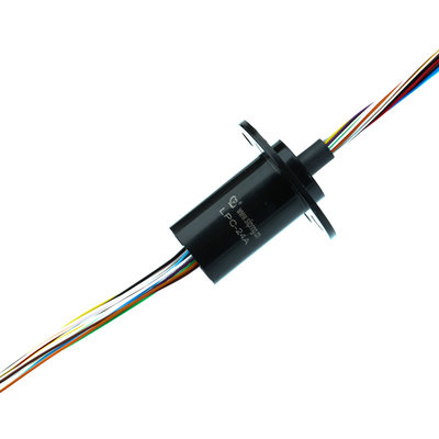 24 Circuits Capsule Slip Ring with Smoother Running and Lower Torque 2 Amps per Circuit