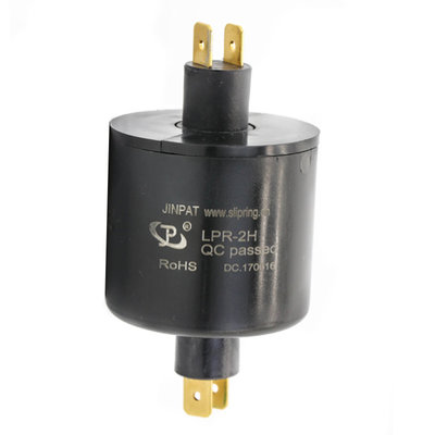 LPR-2H Series High Current Slip Ring \ 2 Circuits 25A per circuit, 37mm, No Mercury for Packaging / Wrapping Machinery