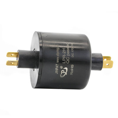 JINPAT Brushless Slip Ring ,2 wire pin slip ring with Fiber Brush Technology for Packaging / Wrapping Machinery