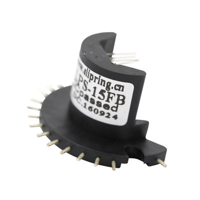 15 Circuits Separate Slip Ring Electrical Brush Low Noise Unique Design for Test Machine
