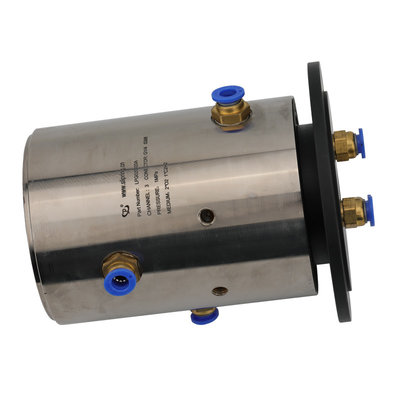 3 Channels  Rotary joints ,Pneumatic / Hydraulic Slip rings  Outer Diameter 100 mm with Low Torque