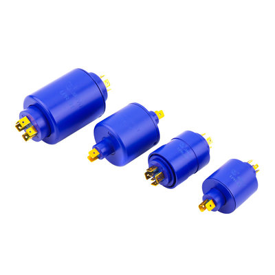 Pin Slip Ring with Fiber Brush Technology, Plug-In Slip Ring No Mercury for Heavy Equipment Turrets