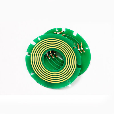 Pancake Slip Ring 28mm Hole High Reliability Transmitting In Harsh Operating Environments