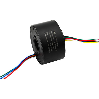 CT slip ring ,JINPAT through bore slip ring 25.4 mm bore size 6,12,18 and 24 circuits (optional)