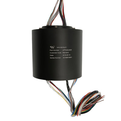 through bore slip ring 24 circuit 5A voltage 240VAC can be used in construction machinery slip ring rotating connector