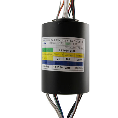 24 circuit 10A can be used for wind power generation equipment Through hole slip ring current voltage optional