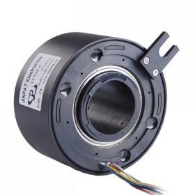 JINPAT Through-Hole Slip Ring with 38mm ID, Gold to Gold Contact, Stable Performance for Packaging / Wrapping Machinery