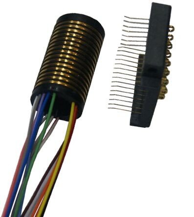separate slip ring economy solution fit for UAV and medical 15 circuits 1A 2A 3A