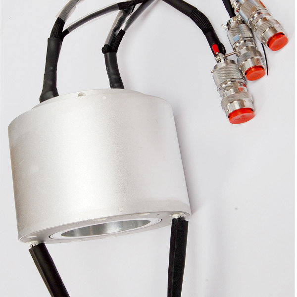 Precise And Compact Hallow Shaft Slip Ring 24 Circuit Through Bore Low Torque in Mining Machine