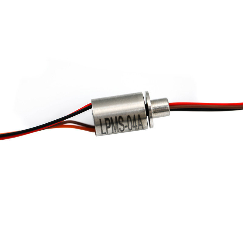 Super Miniature Slip Ring 4 Circuits Gold to Gold of Engineering Plastic or Metal for Electrical Test Equipment