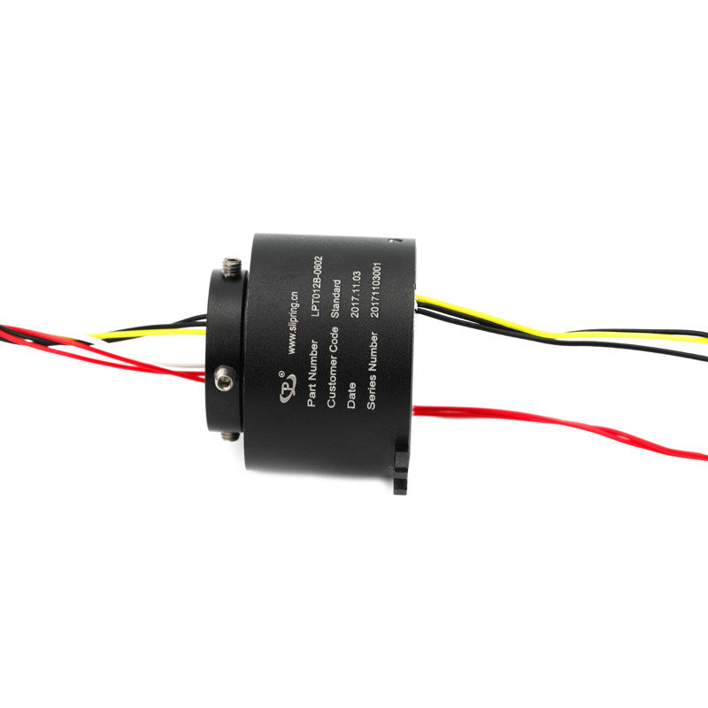 High Speed Slip Ring  12.7mm Through-Bore And 8000rpm Special Feature of Low Torque for Analog Tester