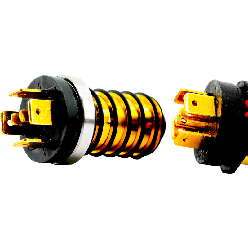 6 Circuits Pin Slip Rings, high current  Continuous 360°Rotation of Power or Data Signals for Process Control Equipment