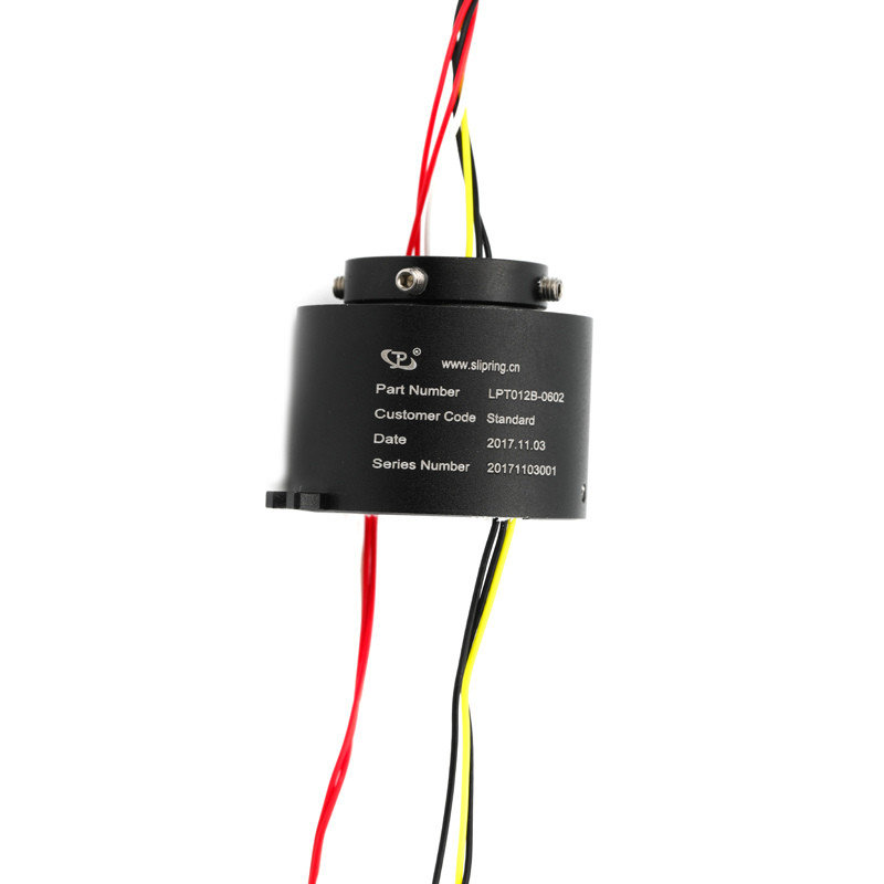 Clean and Compact Design Jinpat 12mm Hole Through Bore Slip Ring Swivel for High Speed Drome