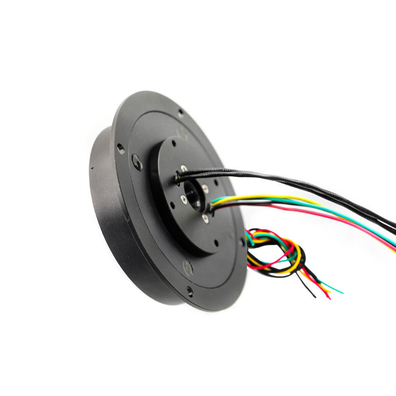 Ethernet Pancake Slip Ring High Performance Contact Technology for CCTV IP-Surveillance