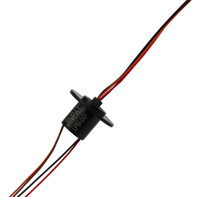 4 Circuits Miniature Capsule Slip Ring High Rotary Precision for LED Lighting Equipments without Size Limitation