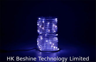 Party Home Holiday Transparent Led Outdoor String Lights With PVC Tube Cover