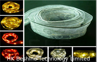 Wedding Decoration Micro Led Yellow String Lights Battery Operated Led Ribbon Fairy Lights
