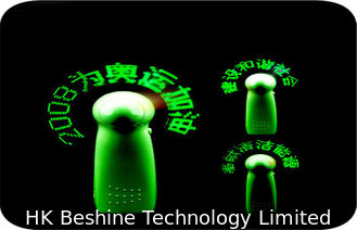 Electronic LED Flashing Glow In The Dark Fan With Color Logo Printing