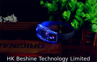 High Transparency Led Flashing Bracelet Silicone For Holidays
