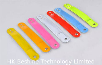 Sports Splashproof Flashing LED Bracelets , 22cm LED light up bracelets