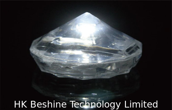 Resuable Button Controlled Glowing Ice Cubes Waterproof With Diamond Shape