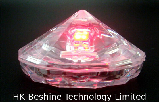 Water Submersible Decorative Diamond Led Ice Cube Food Grade Plastic