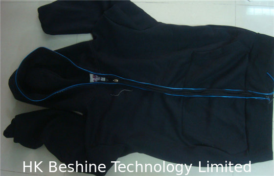 Sound Activated Neon El Wire Light Up Hoodies For Women / Mens