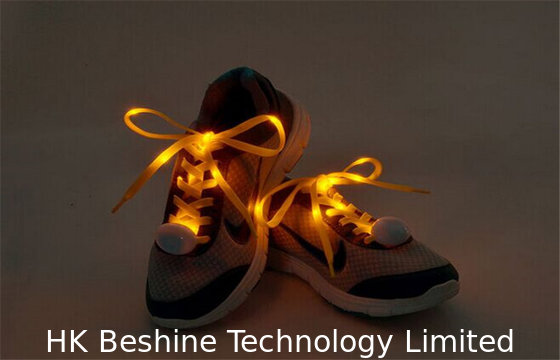 Green 40.55 Inches Length 8th Generation Glow Led Light Shoelaces Hip Hop For Nightclub