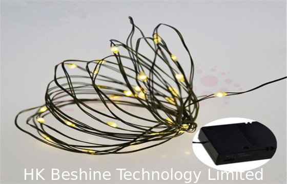 30 Leds Decorative Pink Led String Light Warm White With Timer