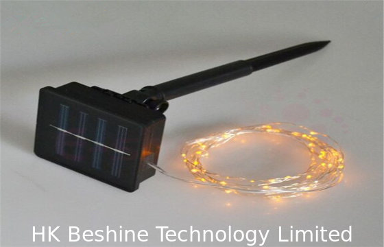 Outside Ip65 Solar Energy Saving Led Fairy String Lights Steady On