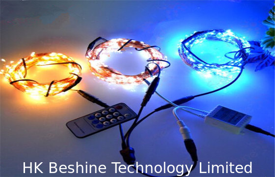 Decorative 10m Led Outdoor String Lighting Yellow For Christmas Tree