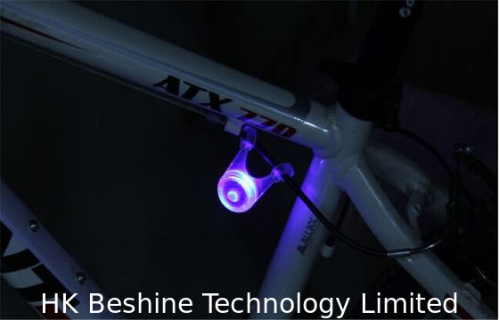 Mini Rubber Flashing Warning Led Bike Lights Bicycle Decorative Hanging Light