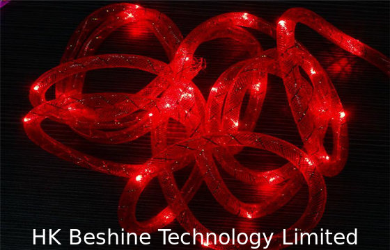Party Home Holiday Transparent Led Outdoor String Lights With PVC Tube Cover