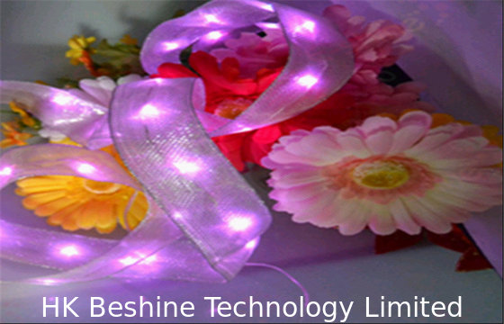 RGB Fexible Garden String Lights Brightness Waterproof For Decoration