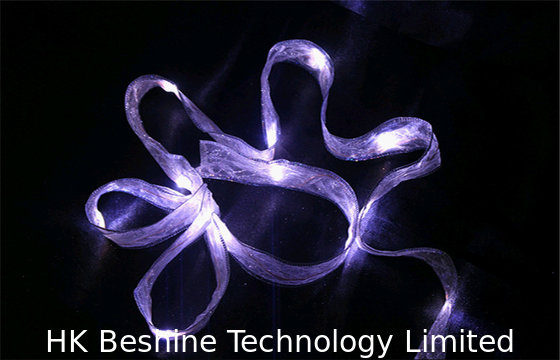 RGB Fexible Garden String Lights Brightness Waterproof For Decoration