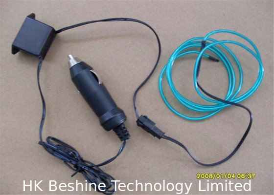Red Green Light Up EL Wire For Festival Decoration / Glow In The Dark Wire