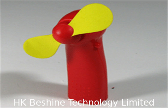 Charming 110MM LED Flashing Fan For Business Gifts / LED Light With Fan