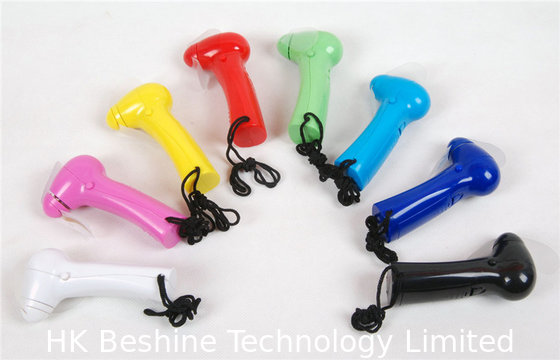 LED Light Up Fan For Promotion Gift , Novelty USB Fan With Words Flashing