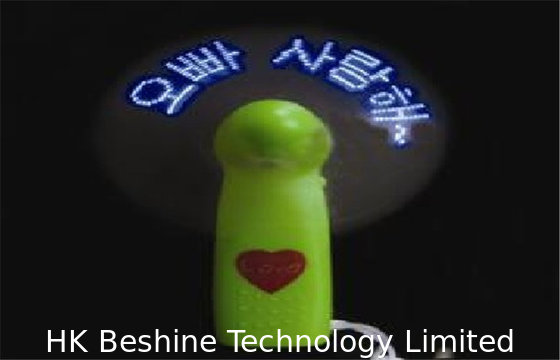 Children's Toy Small Pocket Glossy USB LED Fan With Low Noise For Kids Party