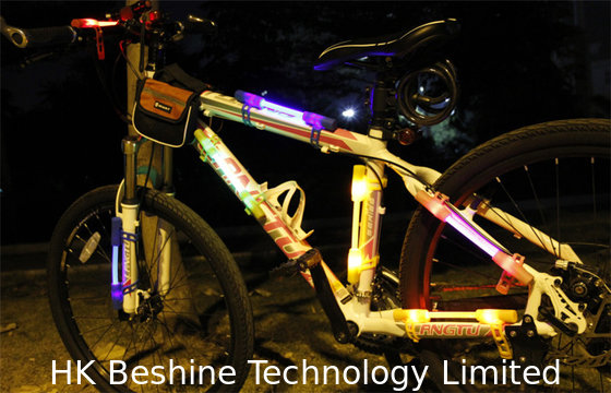 1200 Lumen LED Strip Bicycle Lights For Camping , Glow In The Dark Bike Lights