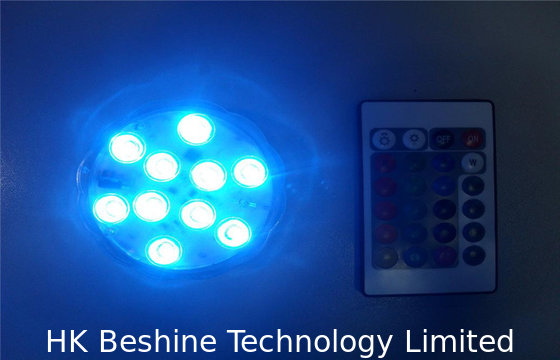 Super Bright LED Submersible Light Red / Battery Operated Underwater LED Lights