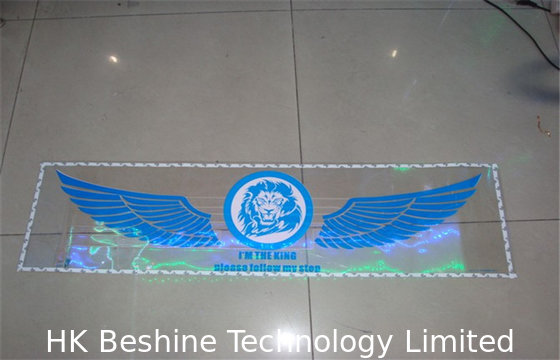 Windshield Transperent Sound Activated El Car Sticker 3M / Light Up Car Sticker