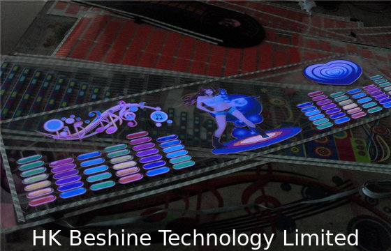 Car Audio Voice Rhythm Light , Sound Music Activated Dancing Car LED Equalizer Sticker